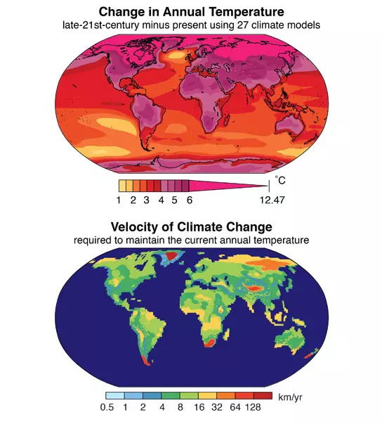 Le changement climatique devrait se produire 10 fois plus vite