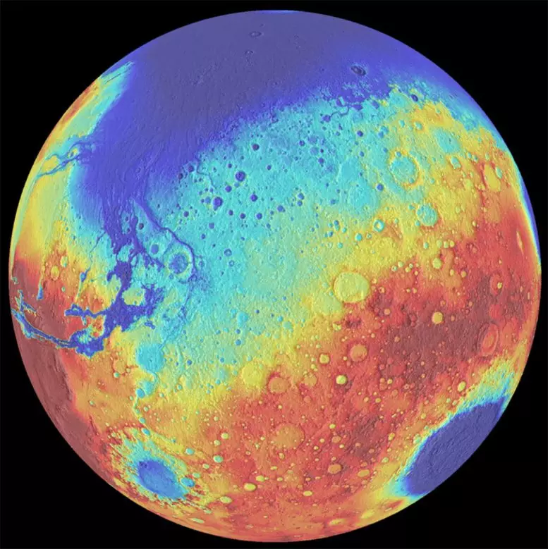 Gigantisk innvirkning forklarer uvanlig mengde edelmetaller på den røde planeten