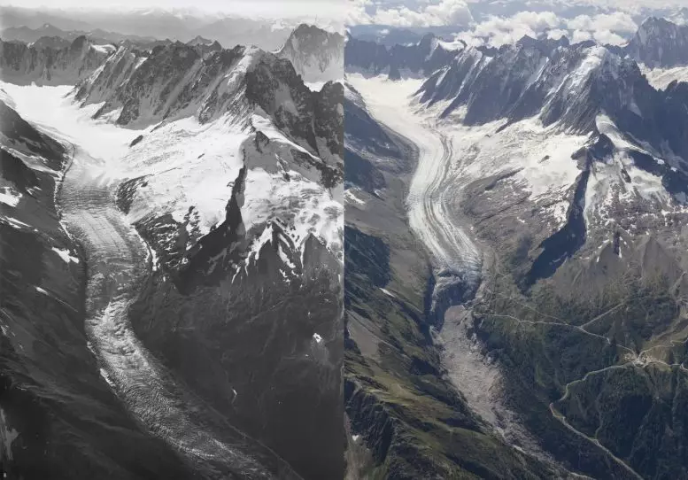 ارجنٹیئر گلیشیر 1919 سے 2019