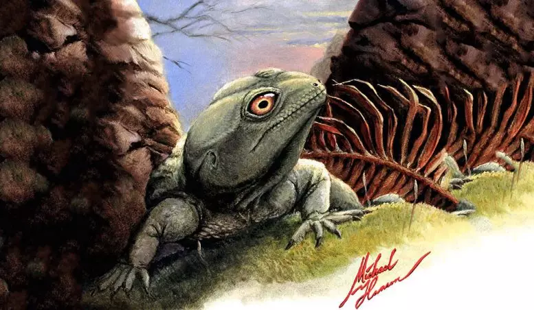 Палеонтологдор тарыхка чейинки рептилдердин Colobops Noviportensis жаңы түрүн аныкташты
