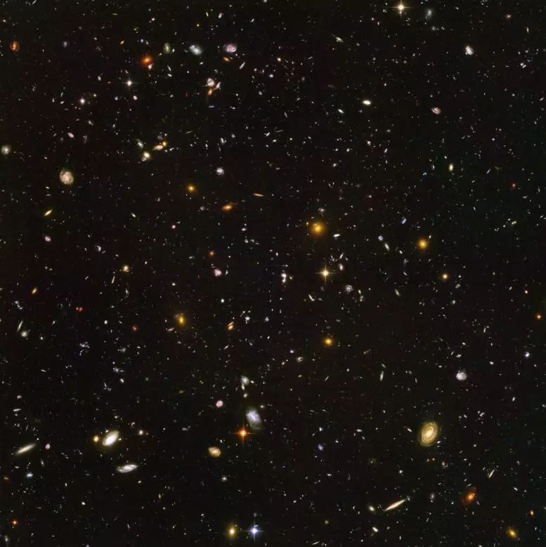 Hubblen erittäin syvä galaksikenttä