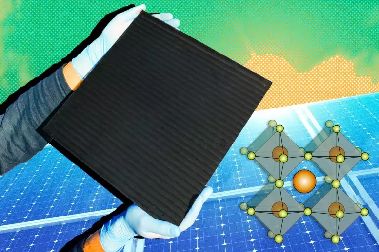 ייצור אופטימלי של AI של תאים סולריים Perovskite