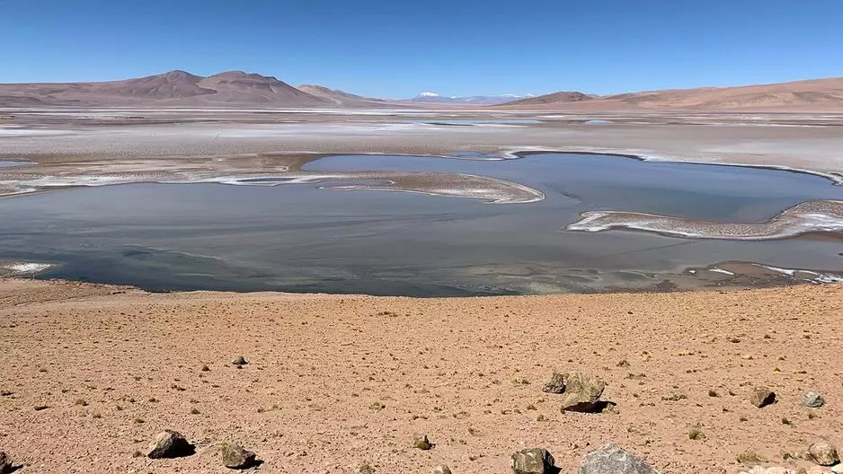 Südamerika Altiplano sieht aus wie Mars