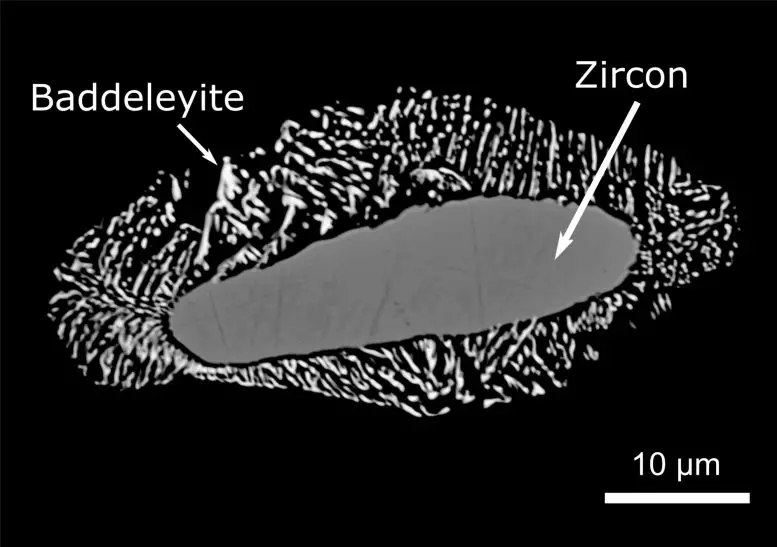 Cirkon Baddeleyite felnivel Megőrzi köbös cirkónia orientációt