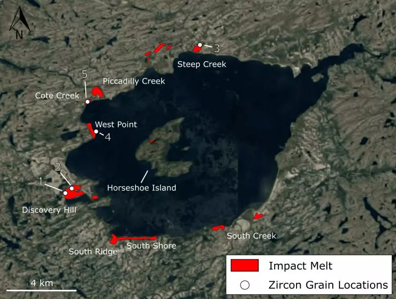 Impact Structure in Kamestastin