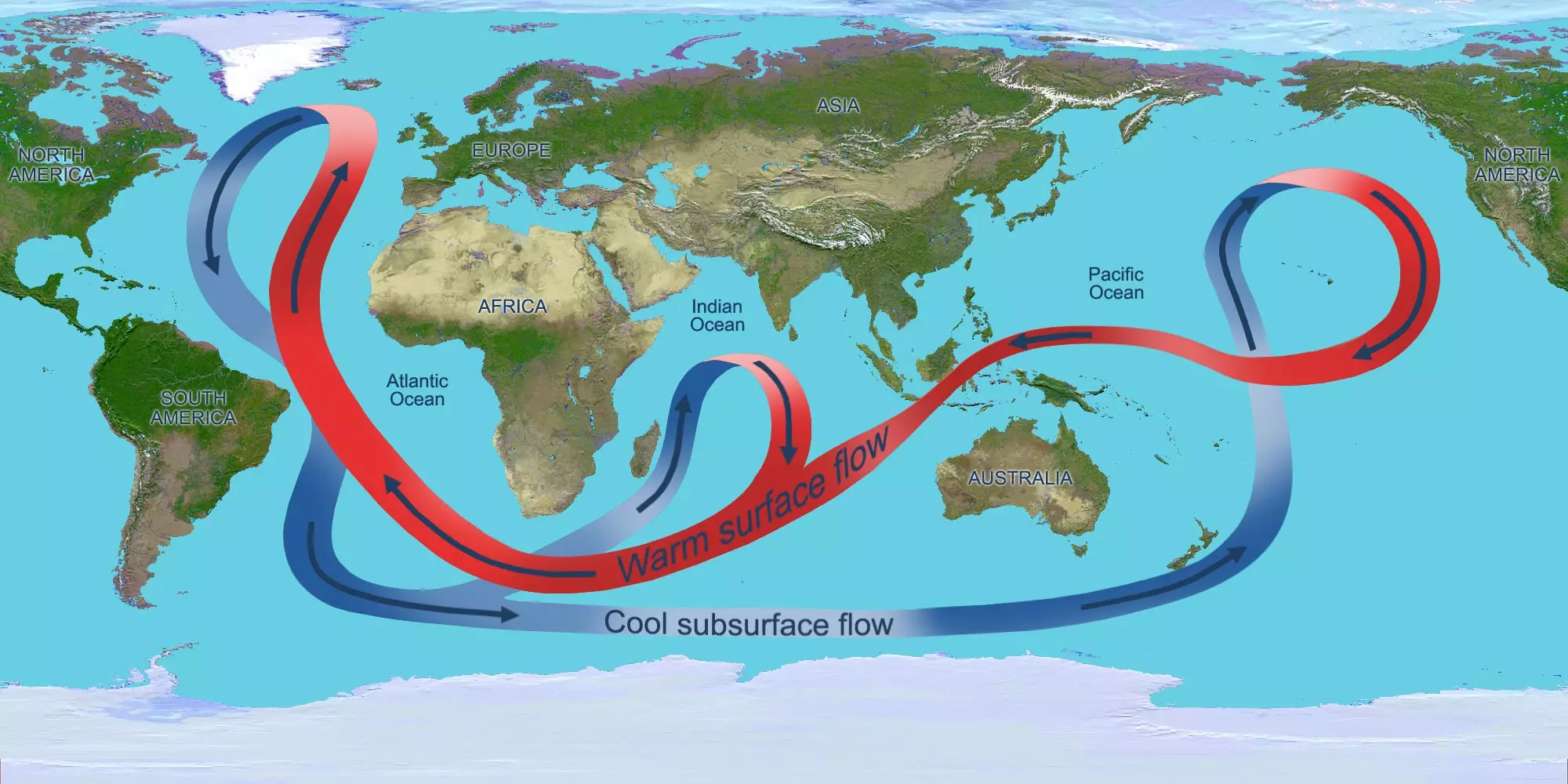 Anello mancante: il riscaldamento globale accelera le correnti negli abissi oceanici