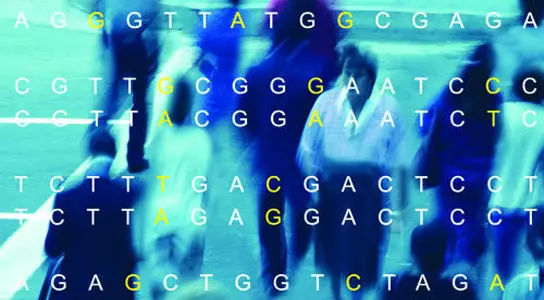 英国将对 100,000 名癌症和罕见病患者的全基因组进行测序。图片来源：美国能源部/生物与环境研究办公室