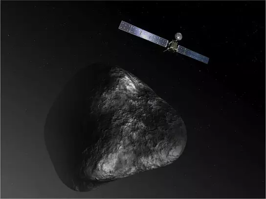 تقدم Rosetta Orbiter بيانات علمية من المذنب 67P